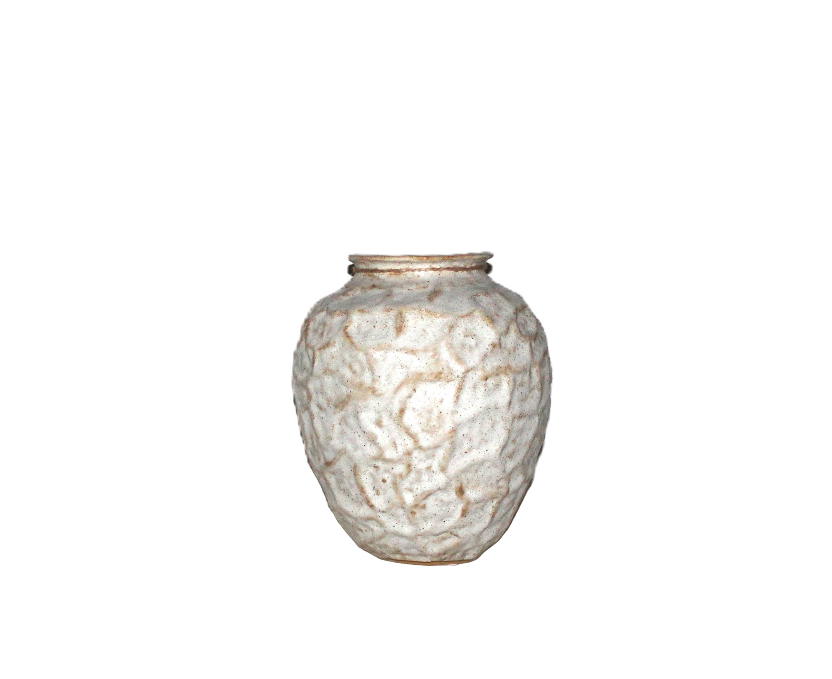 CM106 Polyresin Vase 6" x 6" x 7" | Myrians Wholesale Décor